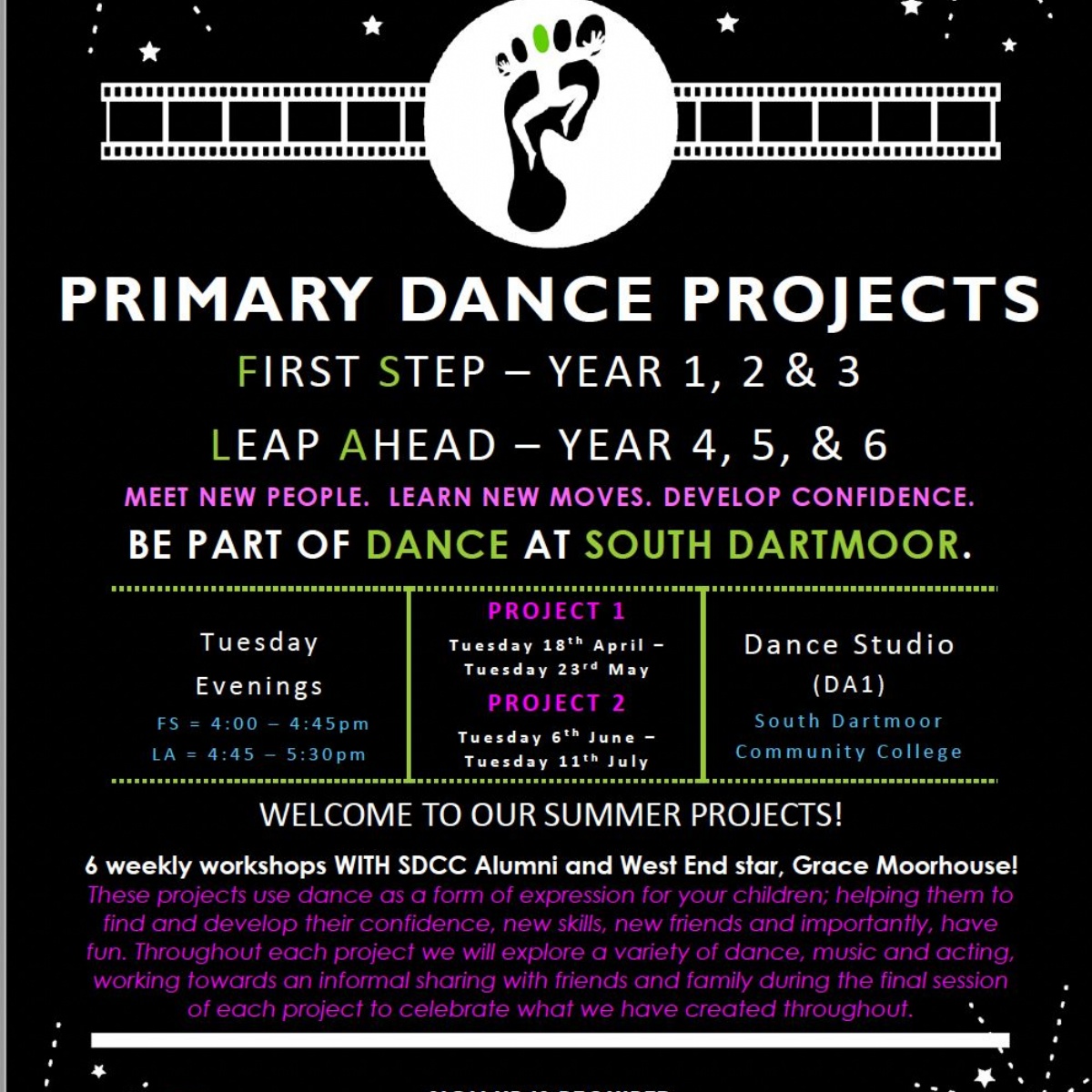 South Dartmoor Community College - Primary Dance Projects